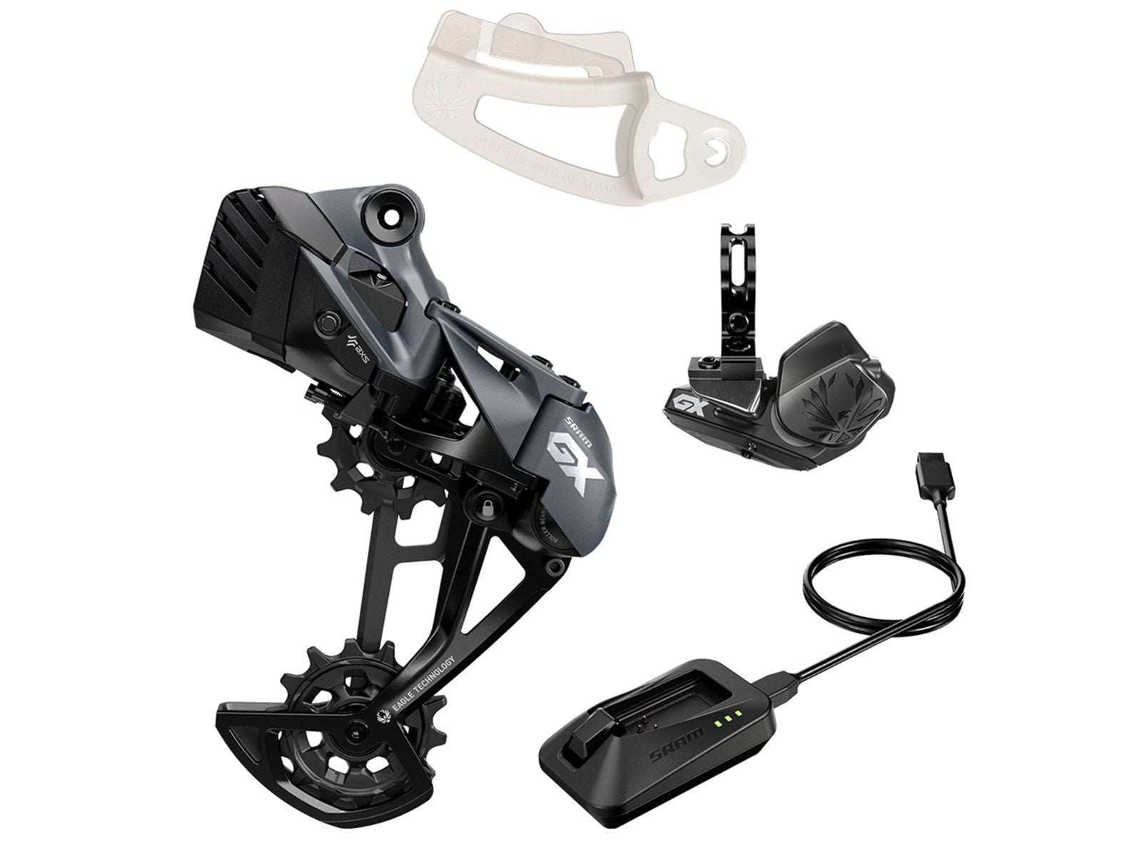 GROUP UPGRADE KIT SRAM GX EAGLE AXS RDwBATT/TRIGGER/CHARGER-CORD CHAIN ...